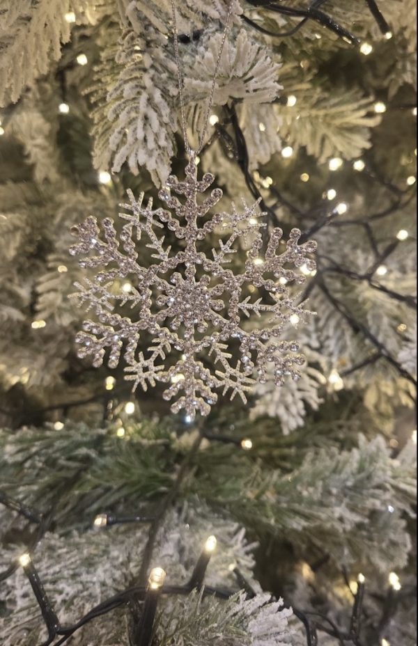 Diamanté Snowflake Decoration - Allure Online Shop